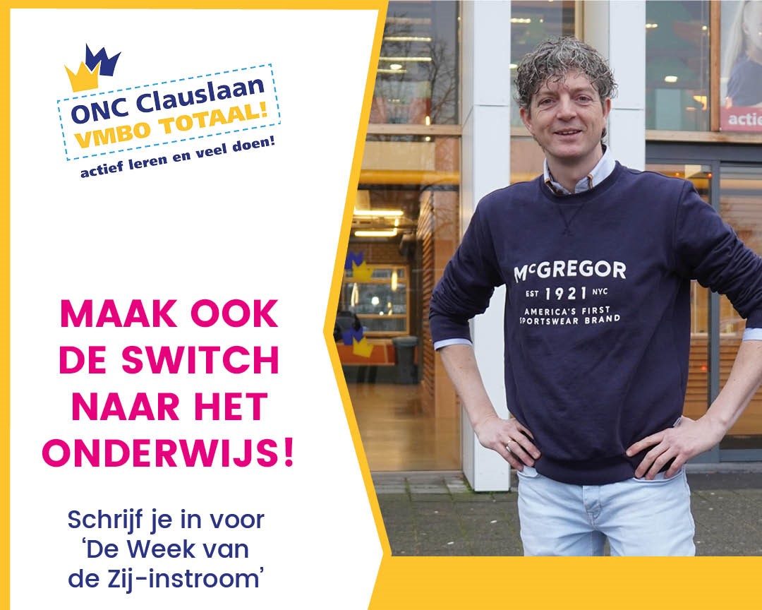 Zij-instromer worden? - ONC Clauslaan